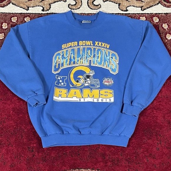 Shirts | Vintage St Louis Rams 200 N Fl Xxxiv Super Bowl Champions ...